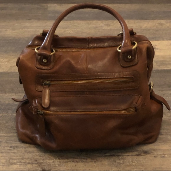 Bags | The Leather Store Handbag Beautiful Brown Leather Euc | Poshmark